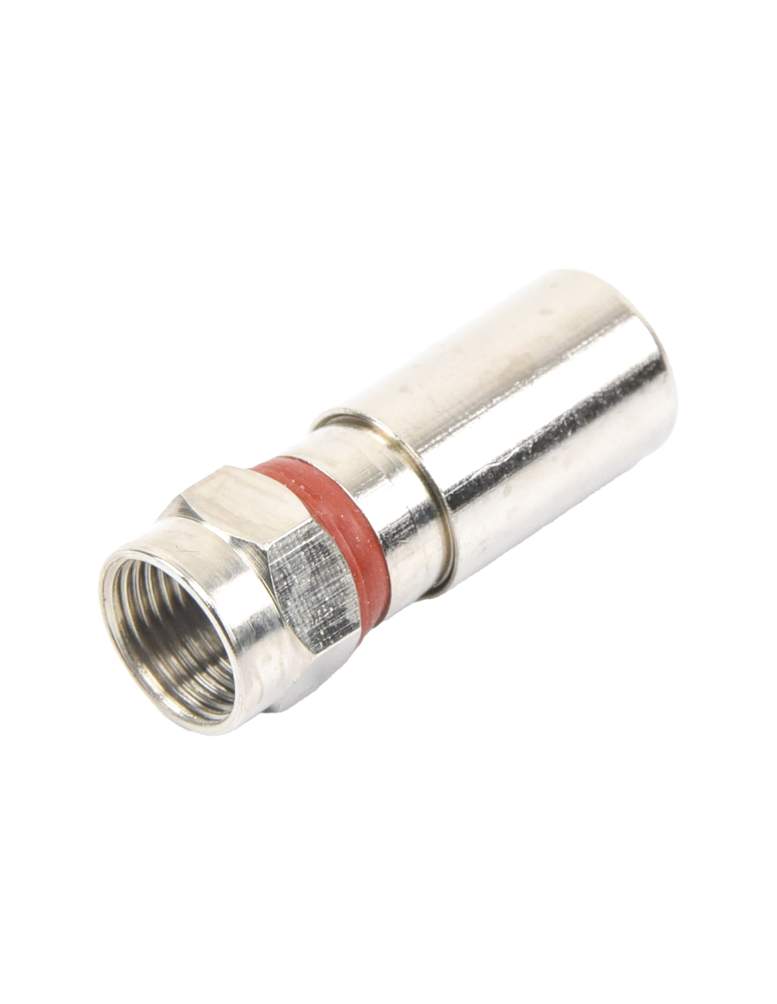 Conector F Macho de Compresión, Metálico para cable RG-6, Cuerpo de ...