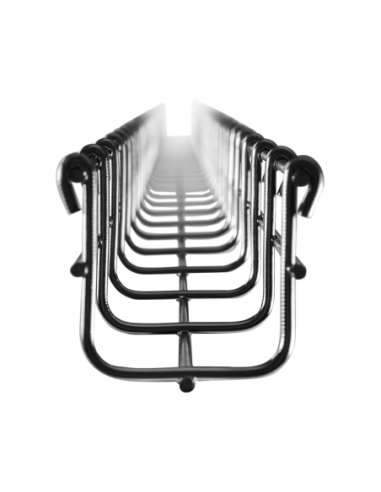 Charola versión light MallaFils 54/50 mm, con acabado Electro Zinc, tramo 3 m