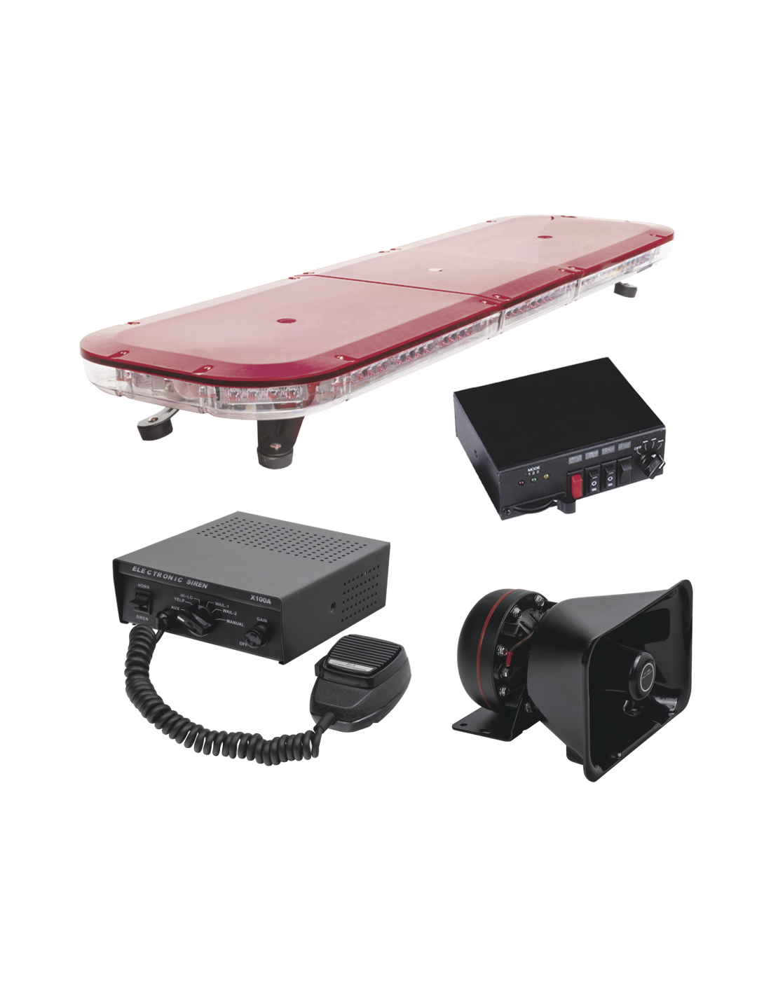 Kit básico para equipamiento de unidades de emergencias, ambulancias y vehículos de bomberos