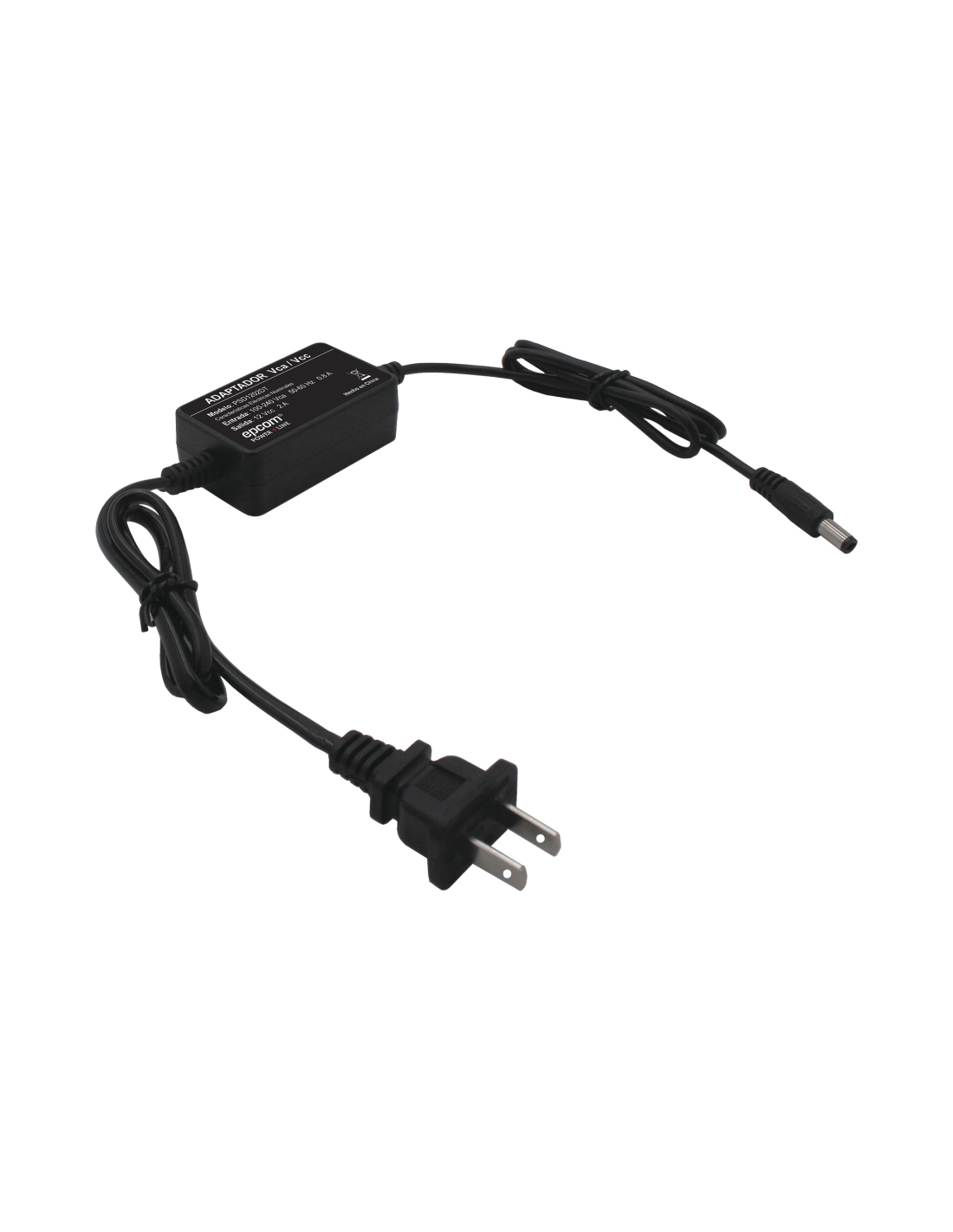 Adaptador 12 Vcc / 2 Amp / Con Terminales de Extensión / Distancias de ...