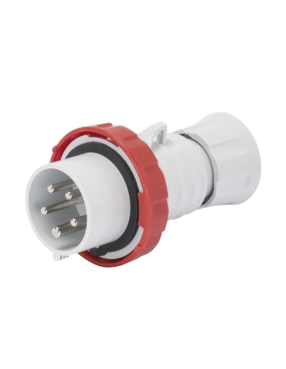 CLAVIJA MÓVIL RECTA HP - IP66/IP67/IP68/IP69 - 3P+N+T 16A 380-415V 50/60HZ - ROJO - 6H ...