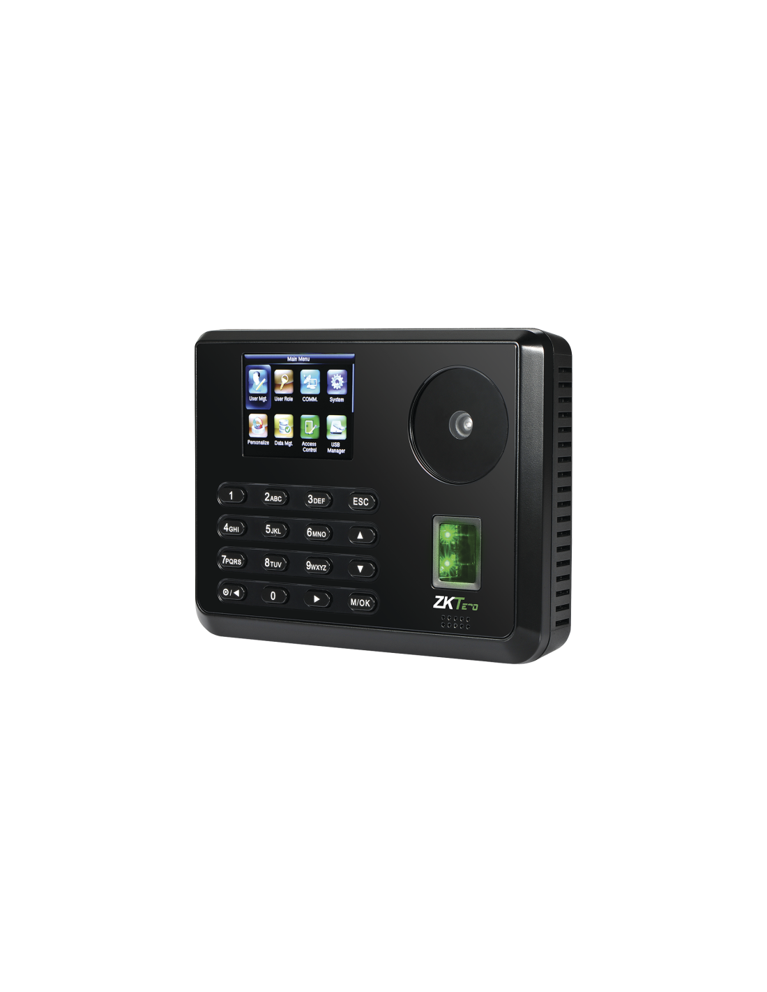 Terminal Biométrica de Palma y Huella Digital para Gestión de Asistencia y Control de Acceso