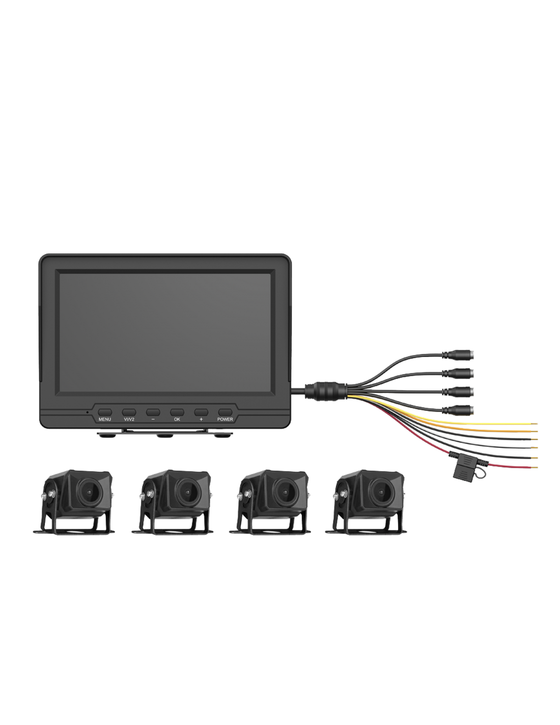 Sistema de Monitoreo Local / 4 Cámaras 1080p para Exterior (IP68) y ...