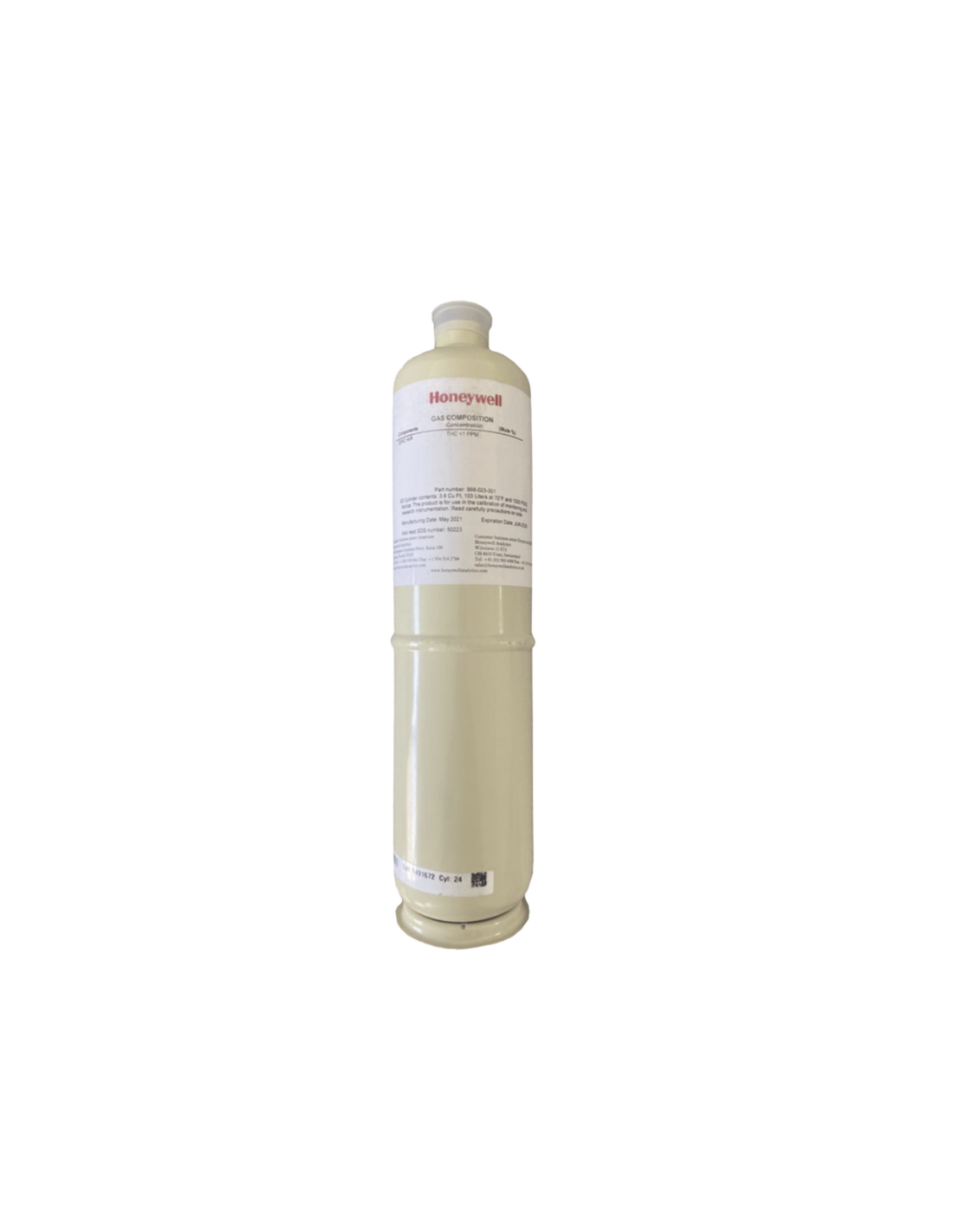 Cilindro De Calibración De Amoniaco NH3/Air, Concentración 100 ppm ...