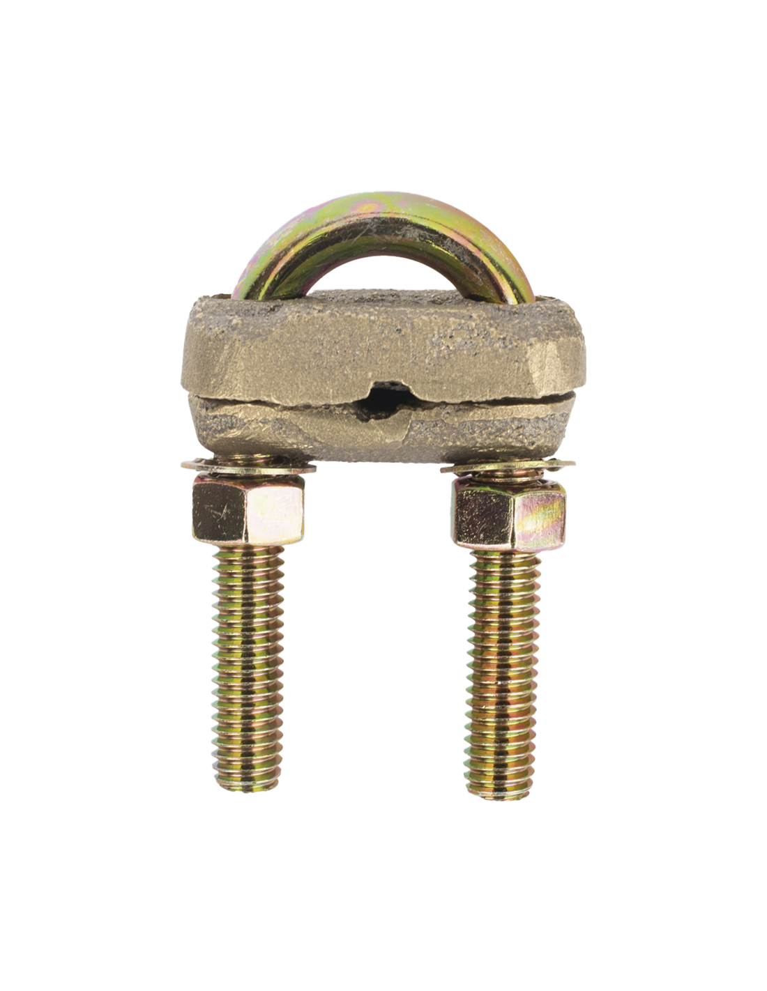 Conector Tipo Perro para Varilla 5/8" a Cable Calibre 4 a 2/0 AWG